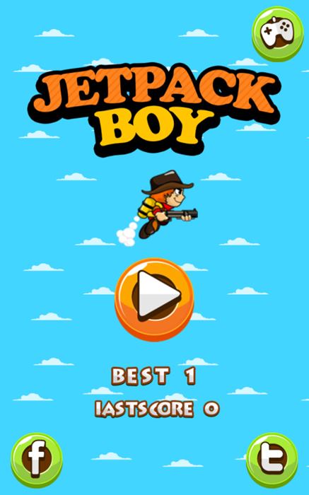 Jetpack Boy - Construct 2/3 Game by Gamecoutz | CodeCanyon